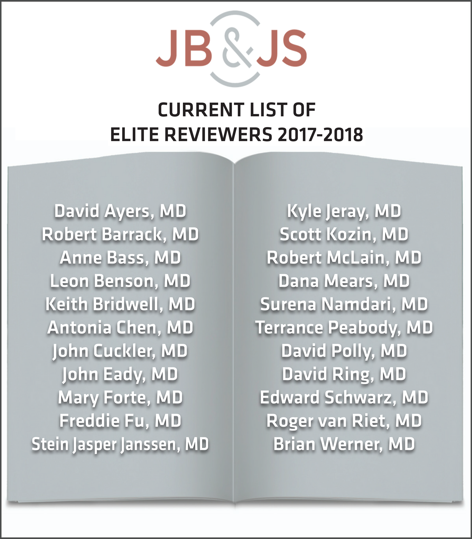 Thank You, JBJS Elite Reviewers - OrthoBuzz
